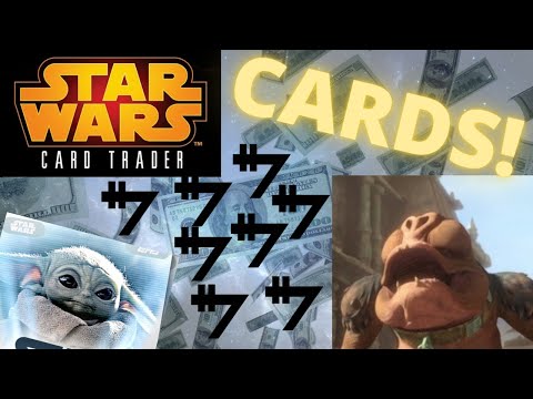 Opening PACKS and showing off my COLLECTION | Star Wars Card Trader