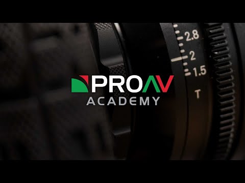 The Difference Between F & T Stops | Tech Terms with Alister Chapman | ProAV Academy