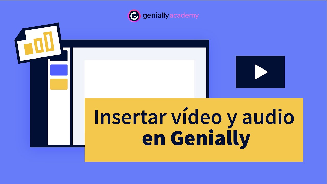 Insert video and audio in Genially