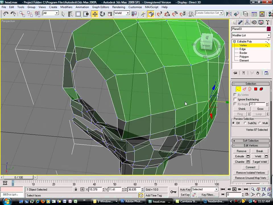 3D Head modeling Part 5