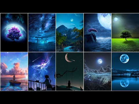 Night SKY HD Wallpaper Photo | Moon dp photo for whatsapp | Night Sky DP/DPZ/images/pics/pictures