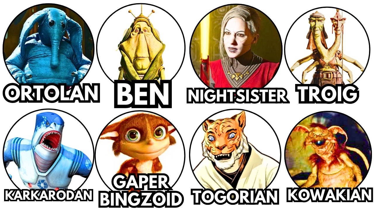 Every WEIRD Alien Species in Star Wars EXPLAINED in Detail