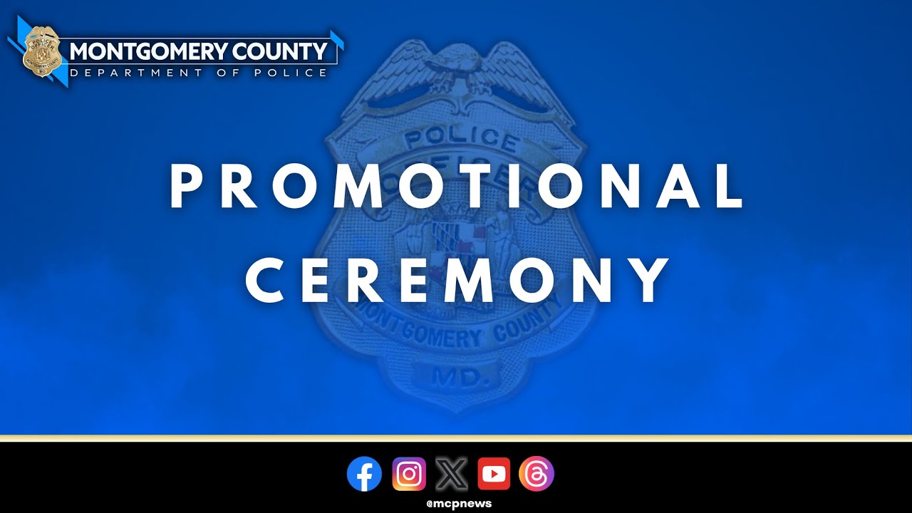 2025 Montgomery County Department of Police Promotion Ceremony
