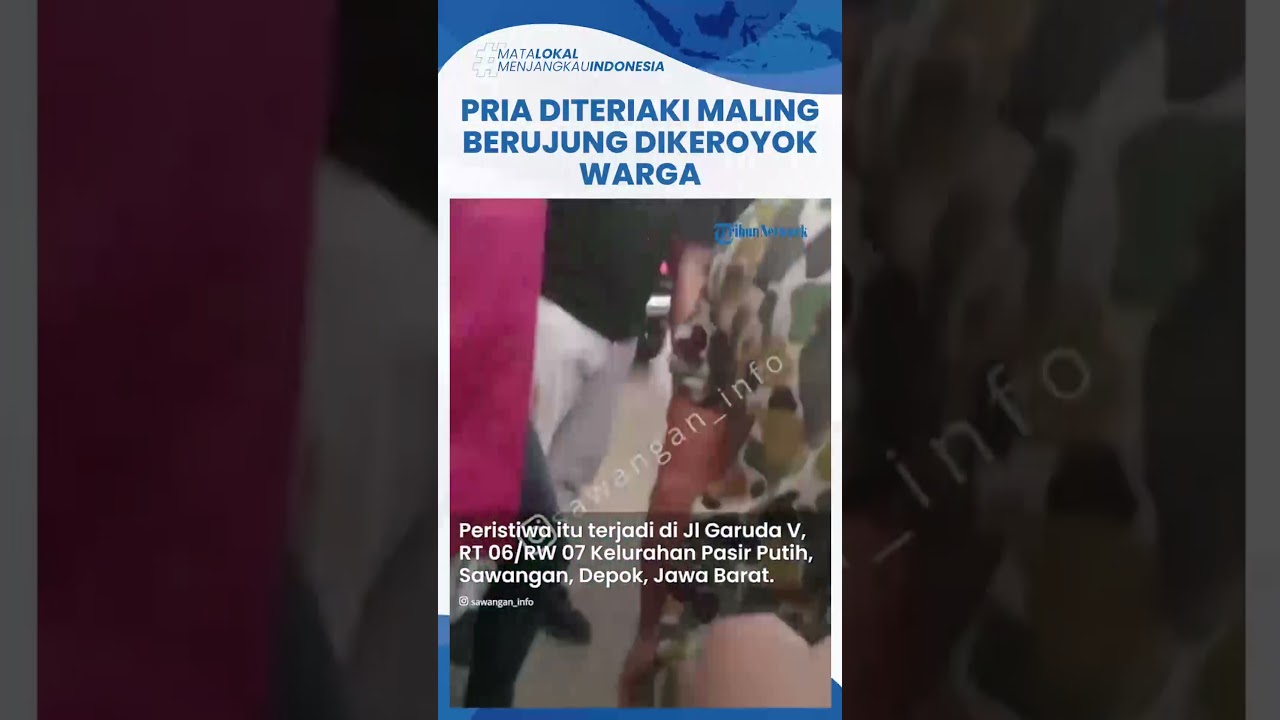 Viral Video Pria Di Depok Diteriaki Maling Mobil Hingga Dikeroyok Warga Sekitar Sosoknya Jadi