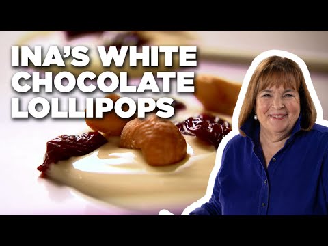 How to Make Ina's White Chocolate Lollipops | Barefoot Contessa: Cook Like a Pro | Food Network