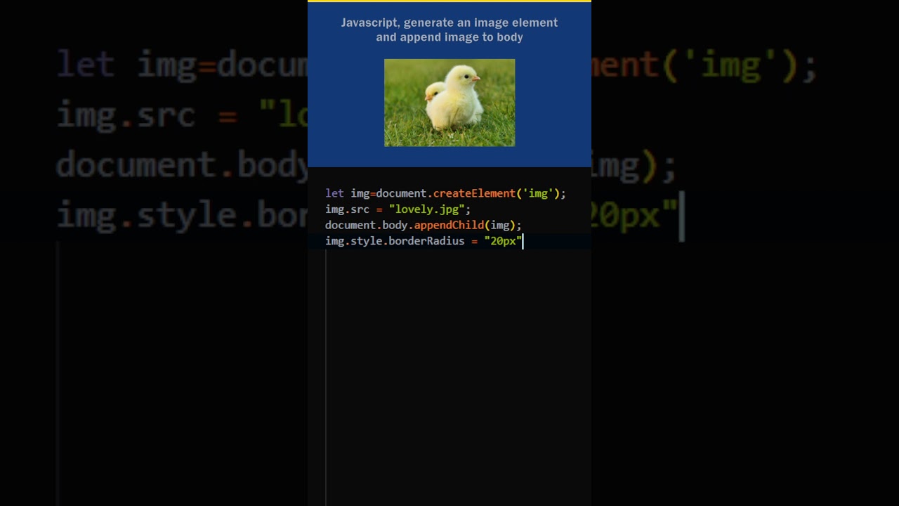 Javascript, how to add an image in a HTML page using javascript ?