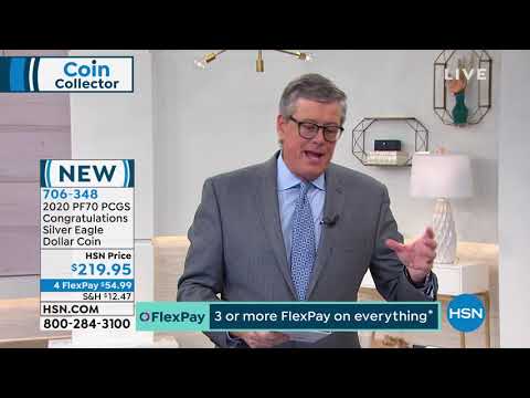 2020 PF70 PCGS "Congratulations" Silver Eagle Dollar Coin