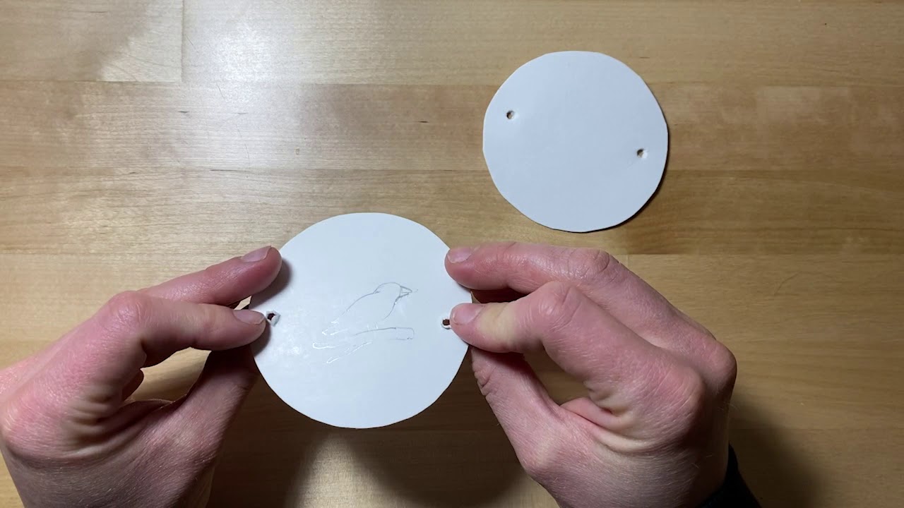 BASP Crafts: Thaumatropes (A Spinning Illusion)