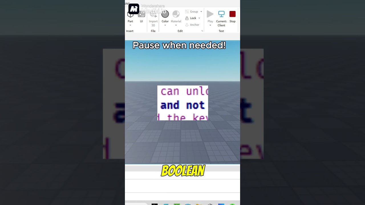 Master Boolean Logic in 15 Seconds! 🔑 #shorts #robloxStudio