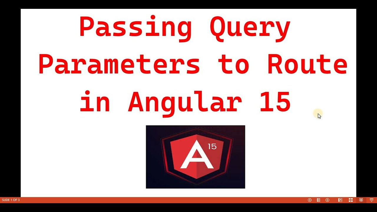 Part 45: Passing Query Parameters to Route in #angular15 |Angular15 tutorials for beginners #router