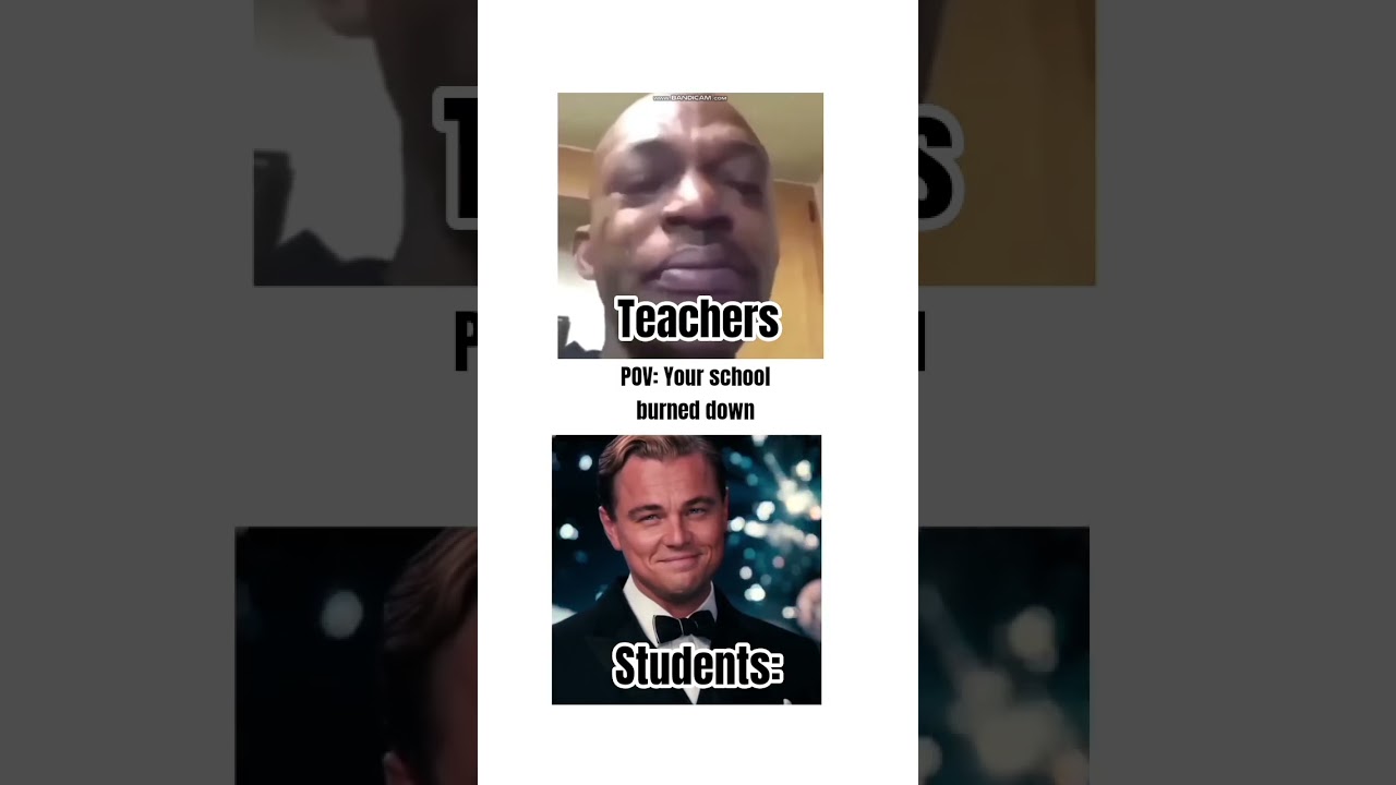 POV: When Your School Burned Down #funny #tiktokeffects