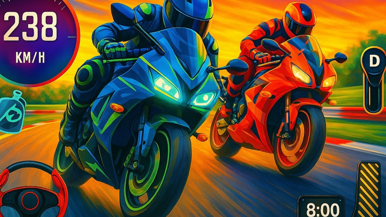 🤯Moto Mayhem: The Fastest Riders Compete!|Android game