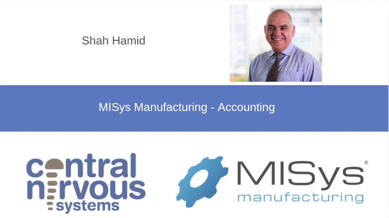 MISys Manufacturing - Accounting