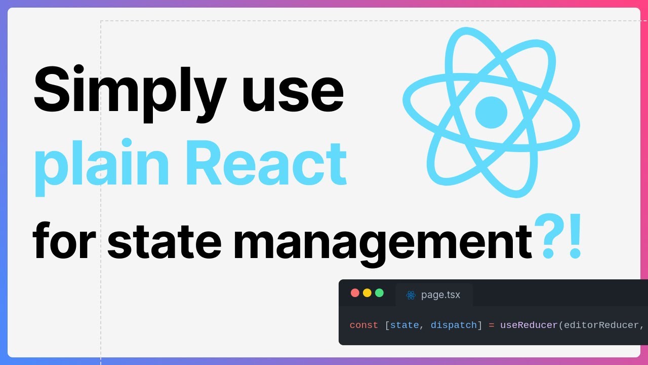 React: How to manage (complex) state without a library