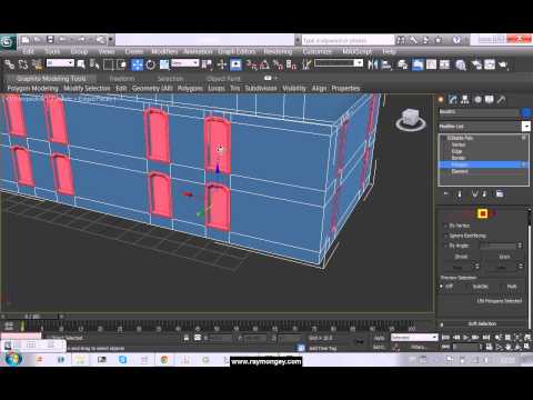 3ds Max Exercise Building Low Poly part 2 | trainusnow.com