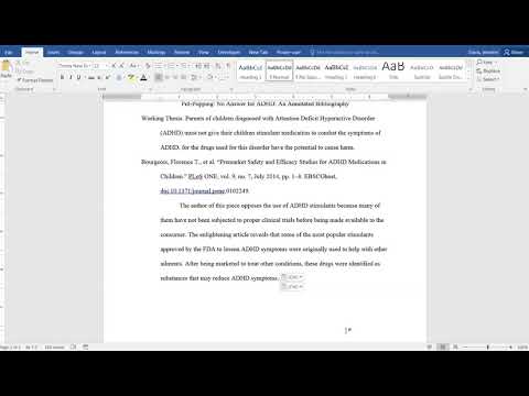How to Format Annotation and Source Quotations for Annotated Bibliography