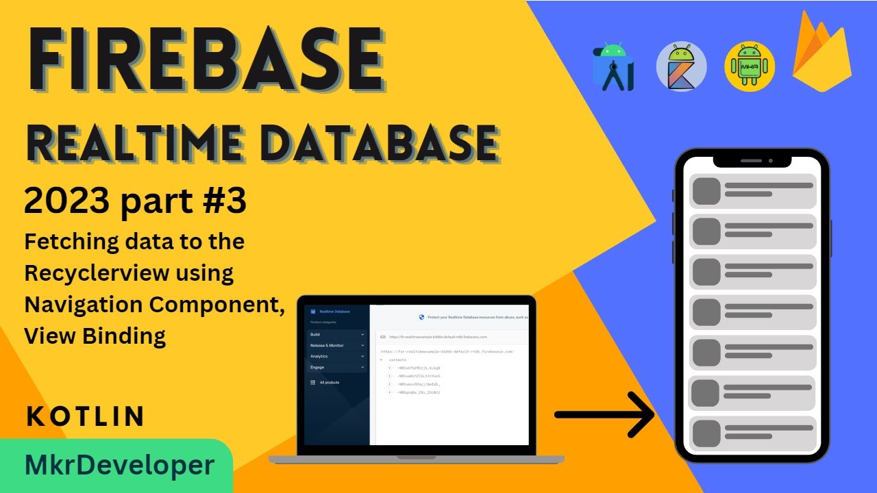 How to fetch data from the Firebase Realtime database. Android studio Kotlin.