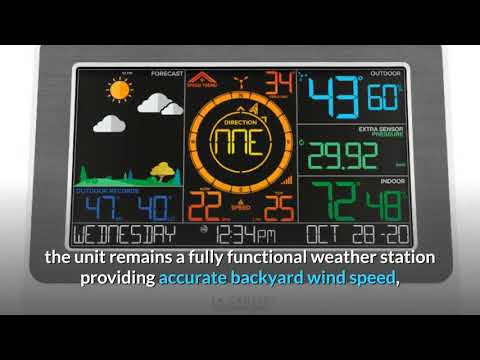 Lacrosse 79400 outdoor weather station temperature reading set up time technology