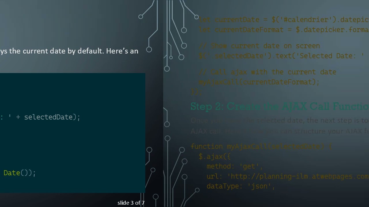 How to Retrieve the Selected Date from jQuery UI Datepicker to Trigger Dynamic Content
