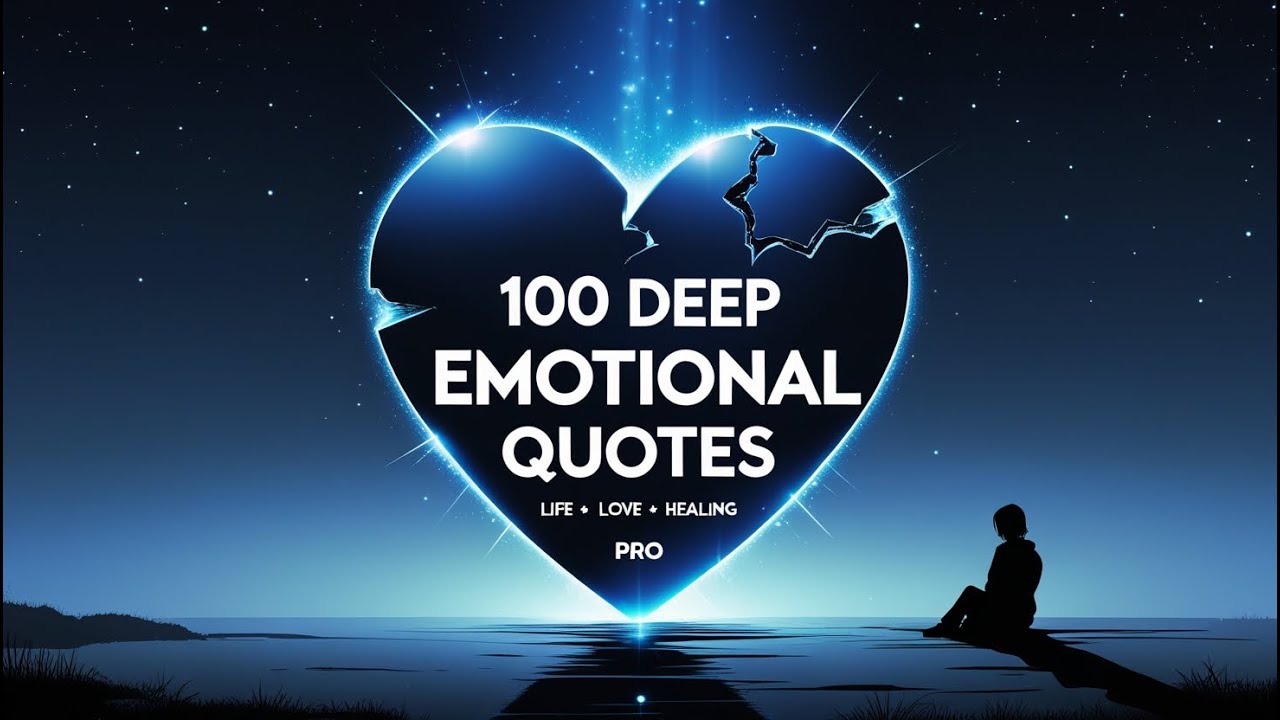 100 Deep Emotional Quotes That Touch the Heart | Life, Love, Pain & Healing