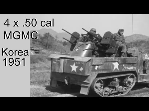 Four x .50 cal - The US MGMC in the Korean war