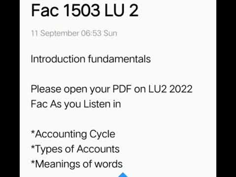 Fac 1503 Learning Unit 2. The accounting cycle Asset definition #unisa #accounting #fac1503 #fac