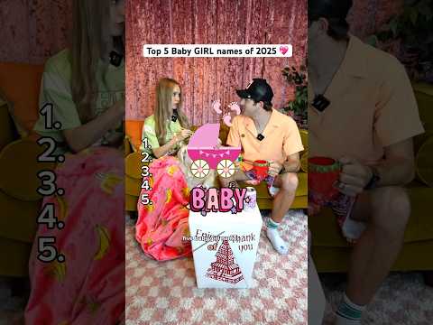 The top 5 baby girl names of 2025 #shorts
