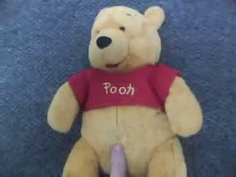 Winnie the Pooh and Curious George plush toys