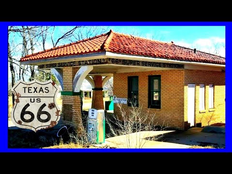 Abandoned Service Station, Alanreed, Texas - Route 66