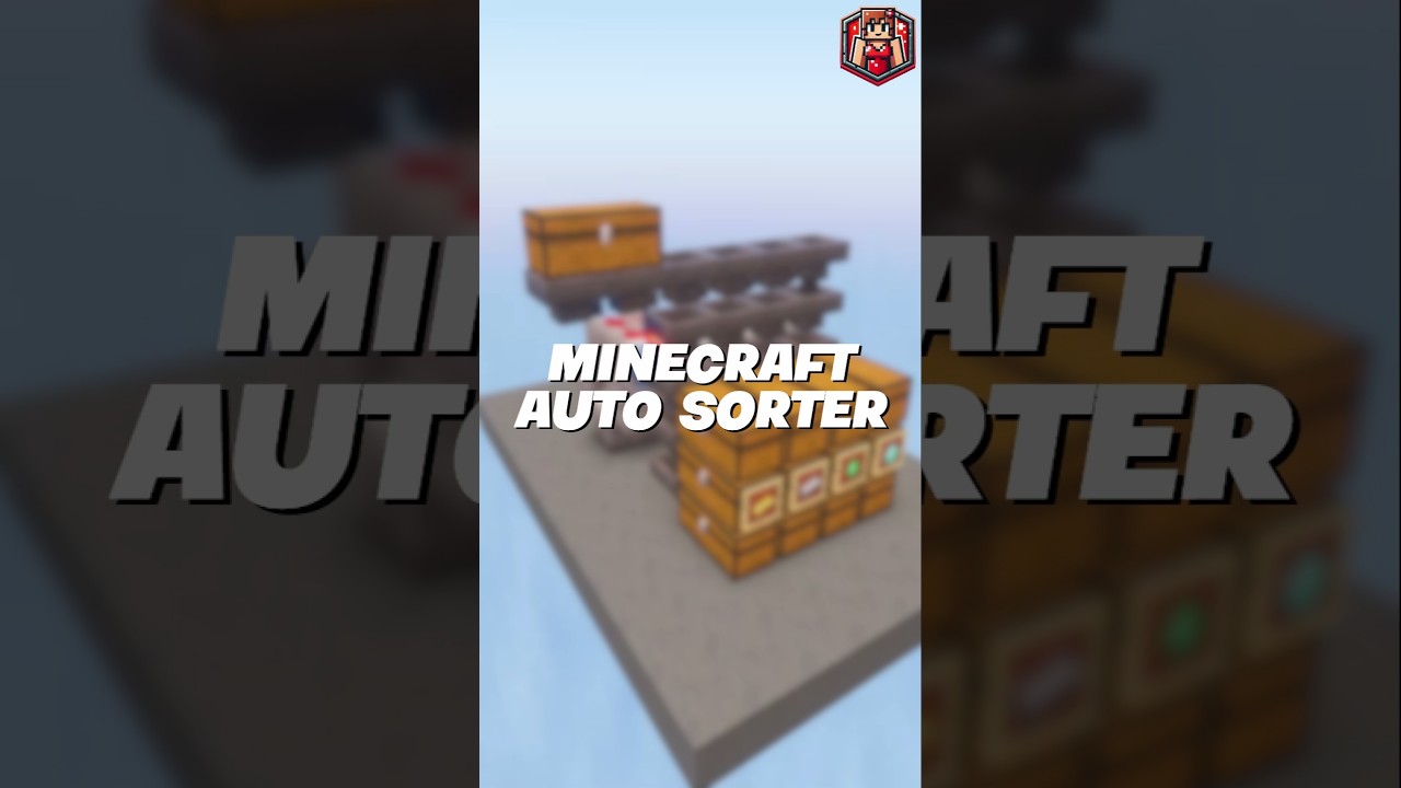 🚀 Ultimate Automatic Item Sorter in Minecraft!