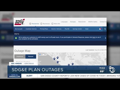 SDG&E power outages