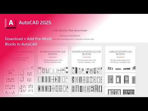 Easily Download + Insert Blocks Into AutoCAD