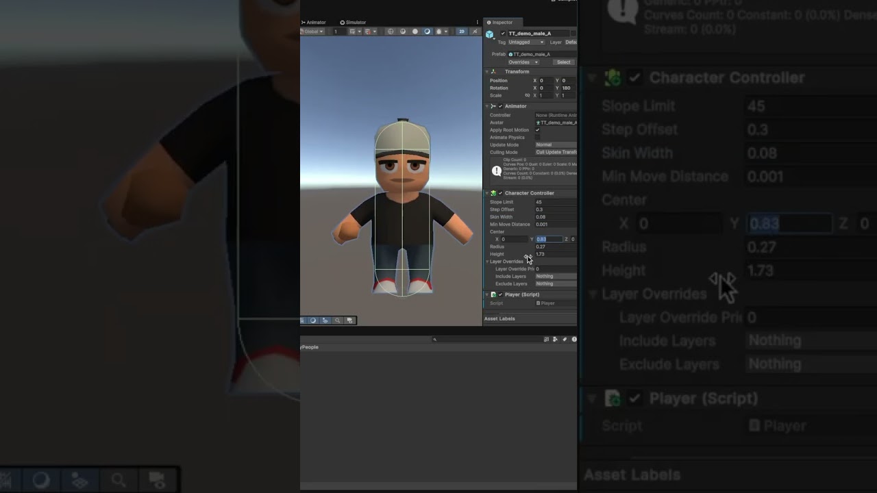 Fix Floating Character | Unity