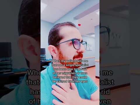 Did you know migraines can be triggered by visual strain? 🤯 Correcting this with prism lenses can