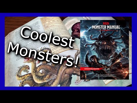 Top 11 Favorite monsters in the monster manual (DnD 5e)