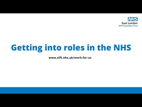 Getting into roles in the NHS