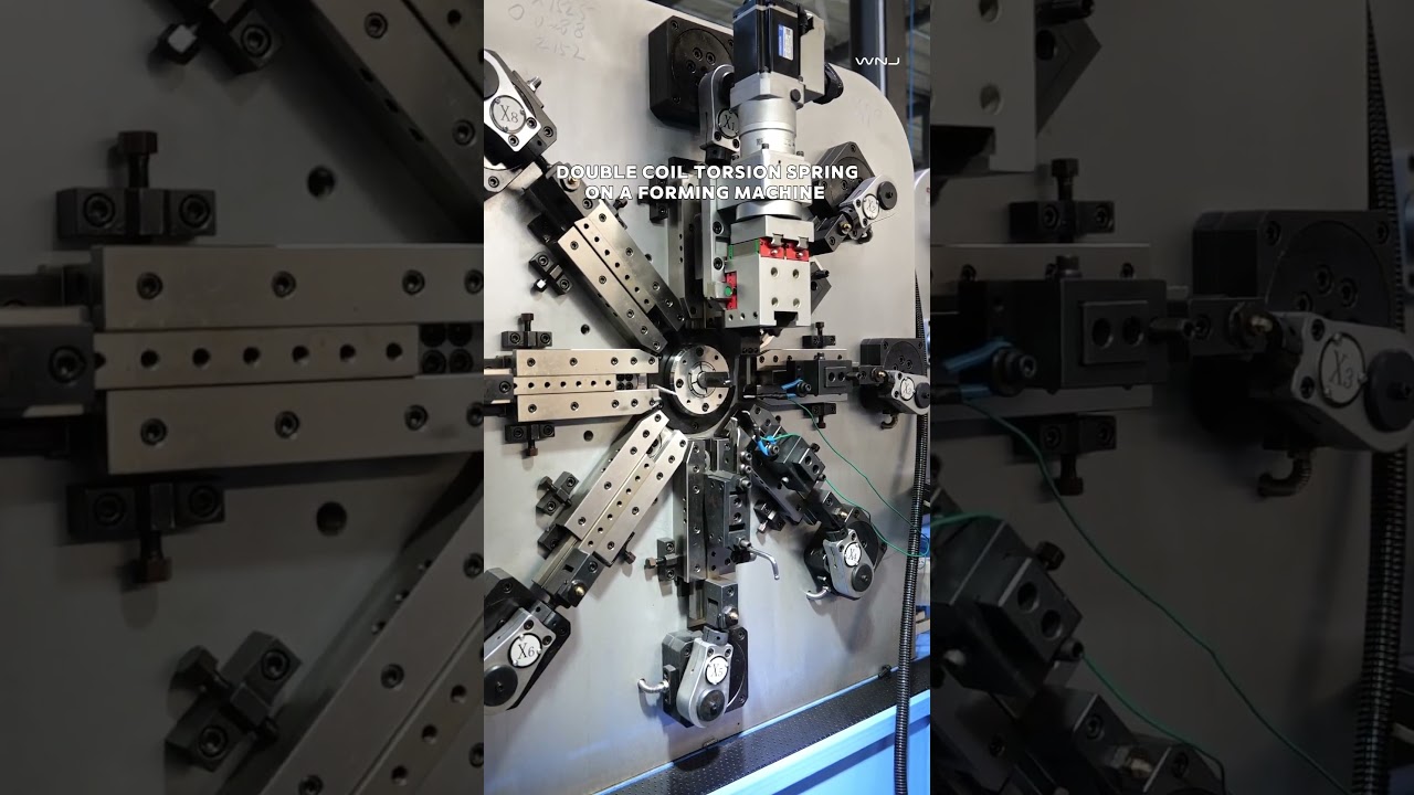 WNJ / CNC1225 Spring Forming Machine  0.3-2.5mm #springmachine #WNJ #SpringFormingMachine