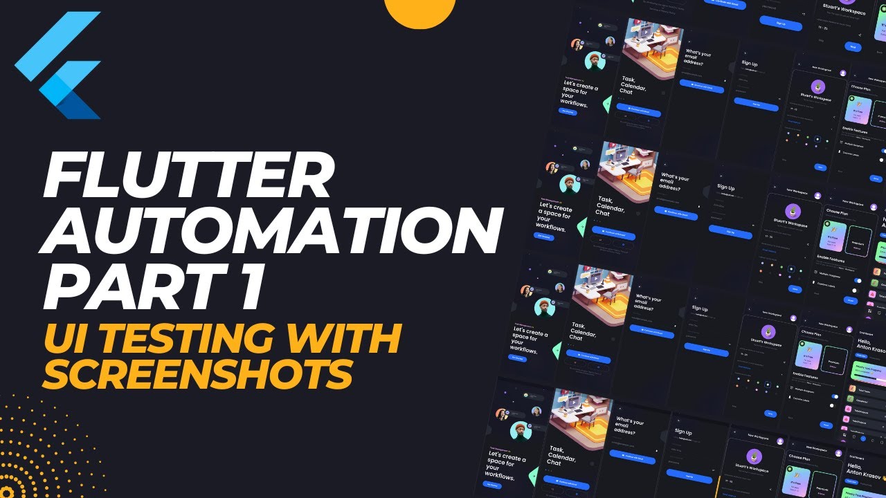Flutter Automation Part 1 - UI Testing with Screenshots from scratch using integration_test