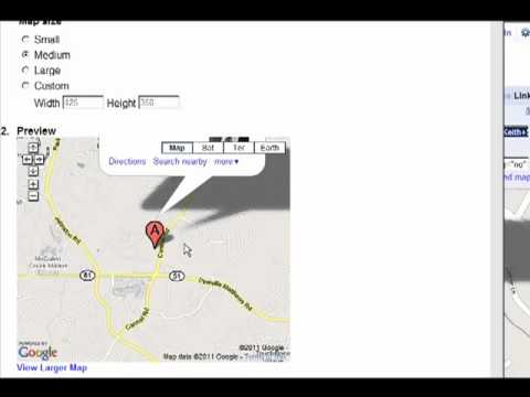 #1 Creating Embedding code for Google Maps