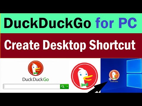Duckduckgo For Windows PC | How to Create DuckDuckGo Desktop Shortcut on windows 10/11 |#duckduckgo