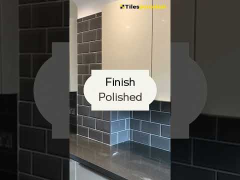 ๐งฑ Grey Metro Brick Tiles = Instant Interior Glow-Up! โจ #interiordesign #tiles #floortiles