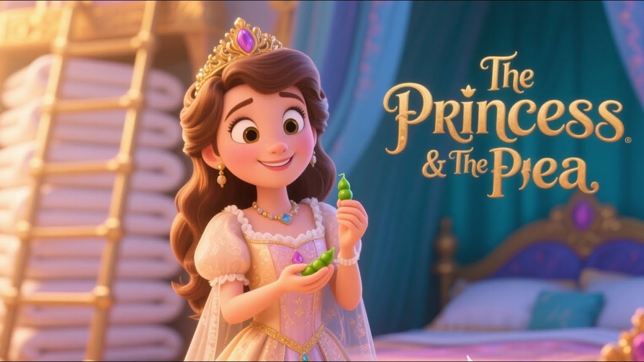 🌙 The Princess and the Pea | Magical Bedtime Story for Kids | Classic Fairy Tale in English
