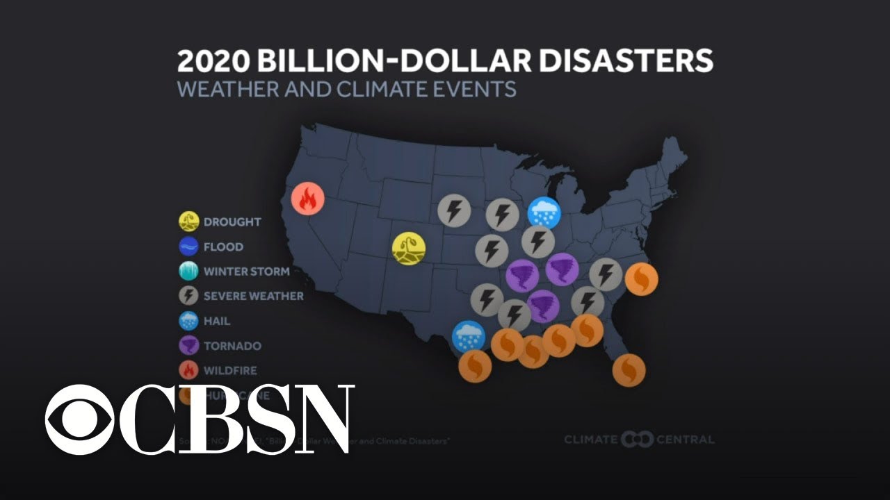U.S. breaks record for billion-dollar weather and climate disasters in 2020
