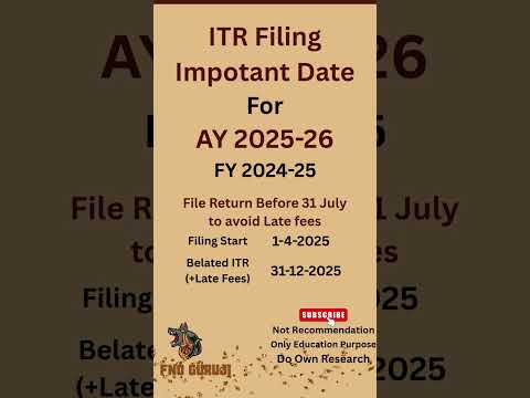 Last date of ITR Filing for 2024-25 | What is the Last date of ITR Filing | ITR Filing Last date