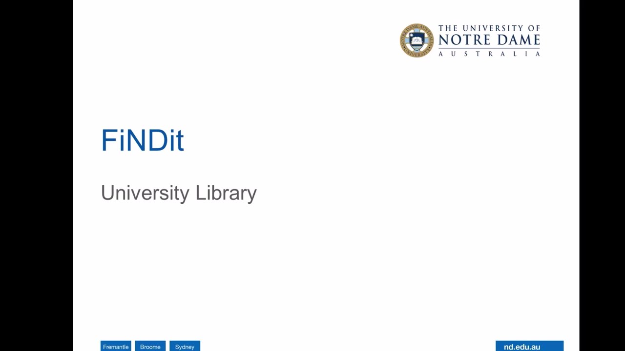 Searching in FiNDit