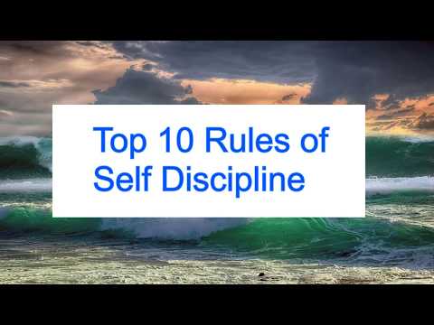 Top 10 Rules of Self Discipline – Secret Lab