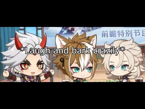 Arattaki Itto's Chinese va has a VERY CRAZY laugher| Genshin Impact