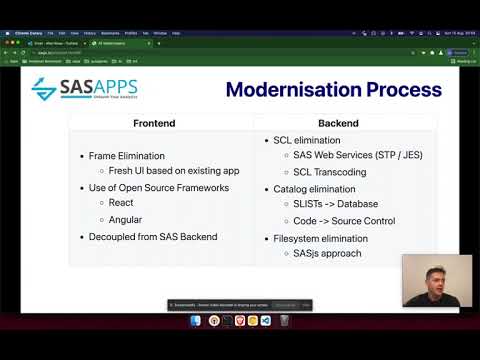 Modernising SAS AF