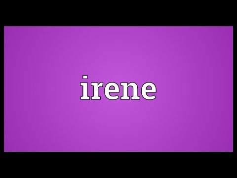 Irene Meaning