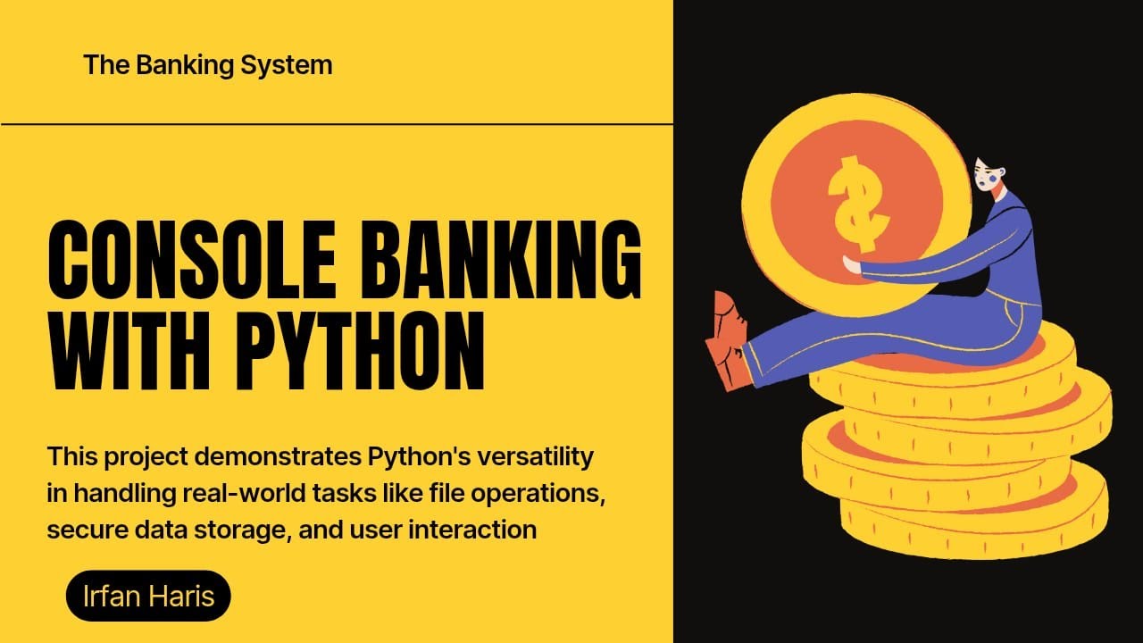 Console Based Banking System using Python